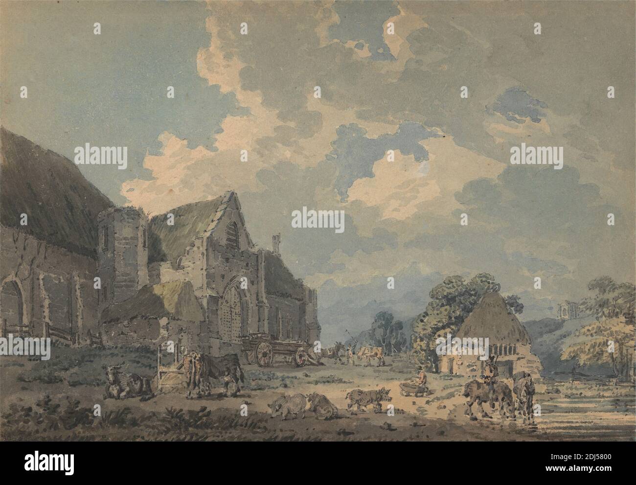 Tithe barn hill hi-res stock photography and images - Alamy