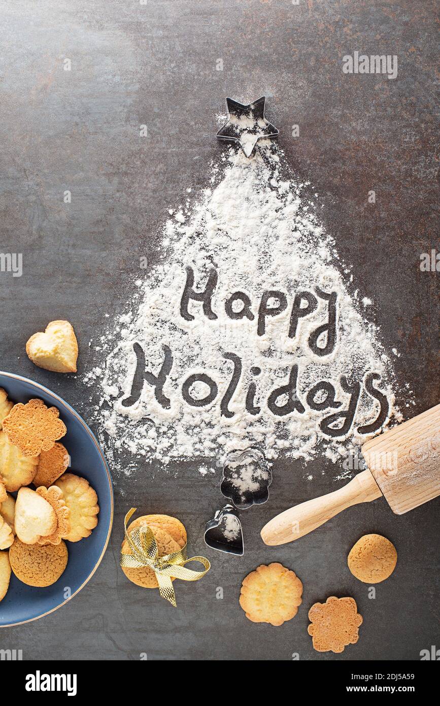 Making and baking cut-out sugar cookies of all shapes and sizes ...