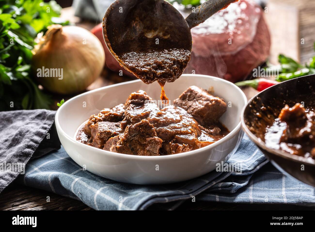 Ladle Beef High Resolution Stock Photography and Images - Alamy