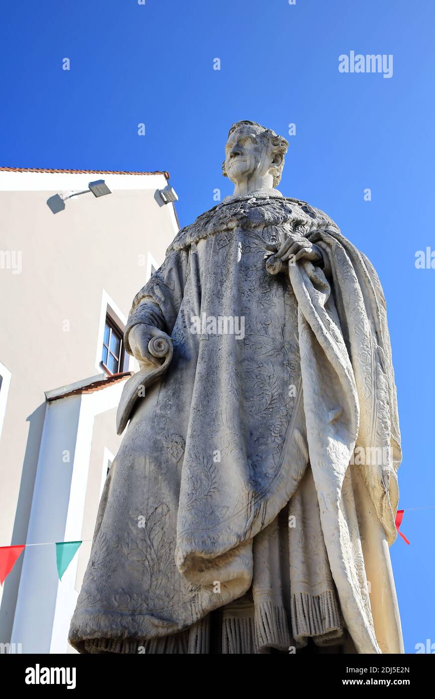 Kelheim / Germany - 19 09 2020: Kelheim is a city in Bavaria with many ...