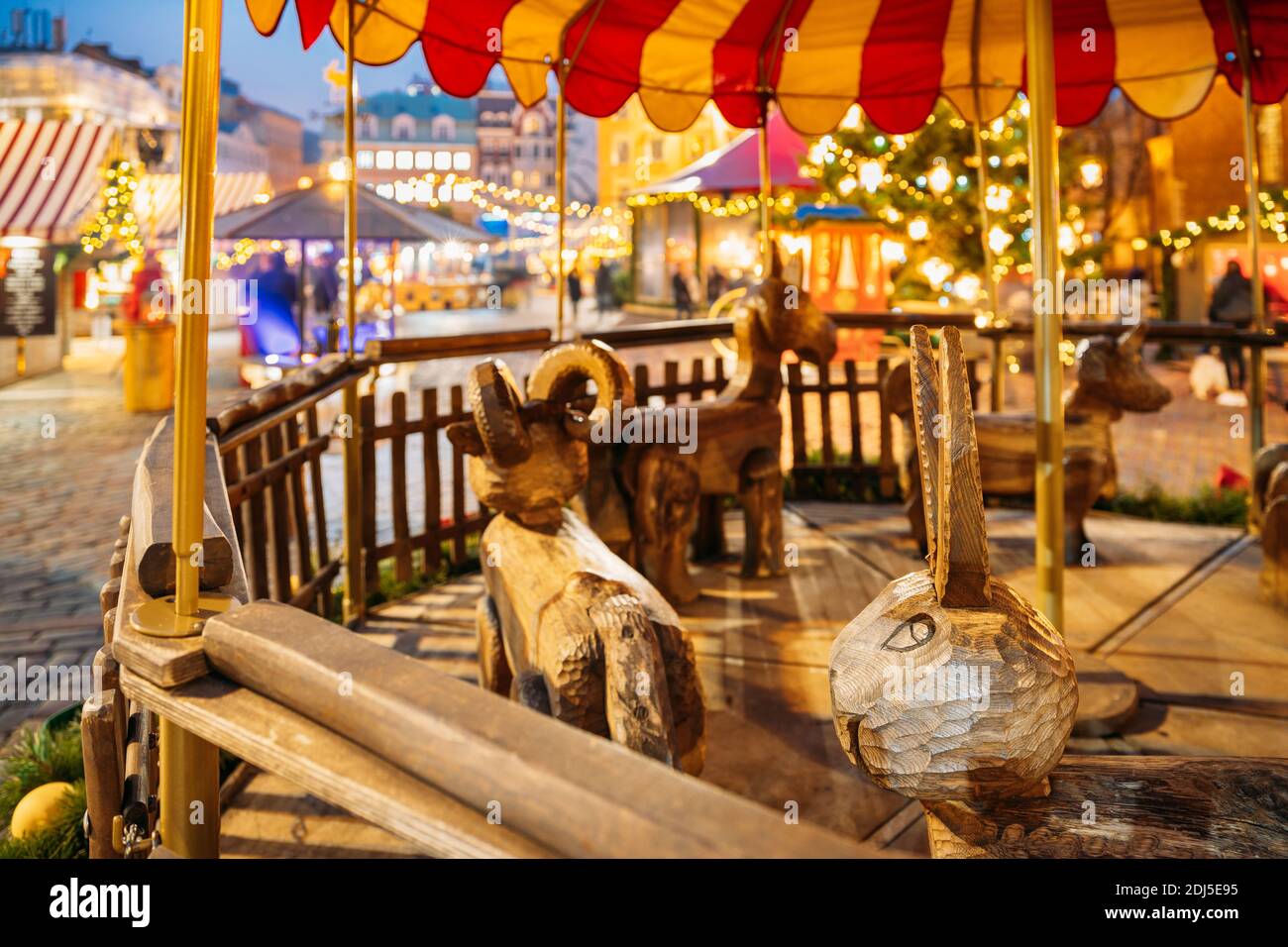 Beautiful carousel in new year hi-res stock photography and images - Alamy
