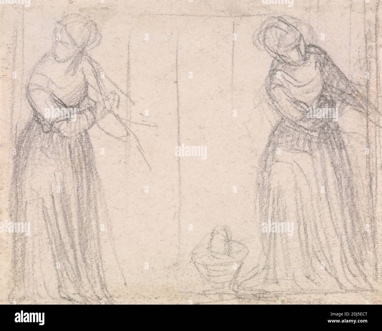 Study of Two Women, Maria Hadfield Cosway, 1759–1838, British, undated ...