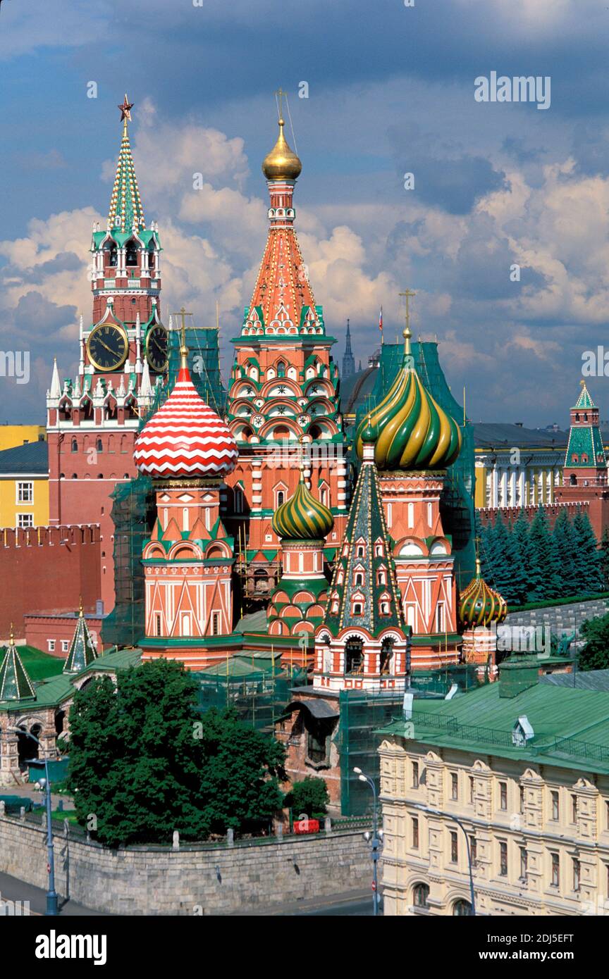 Russia, Moscow, Red Square, St Basil's Cathedral Stock Photo - Alamy
