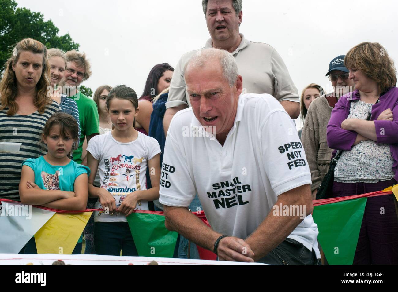 GREAT BRITAIN / England /Congham/ World Snail Racing Championships 2013 ...