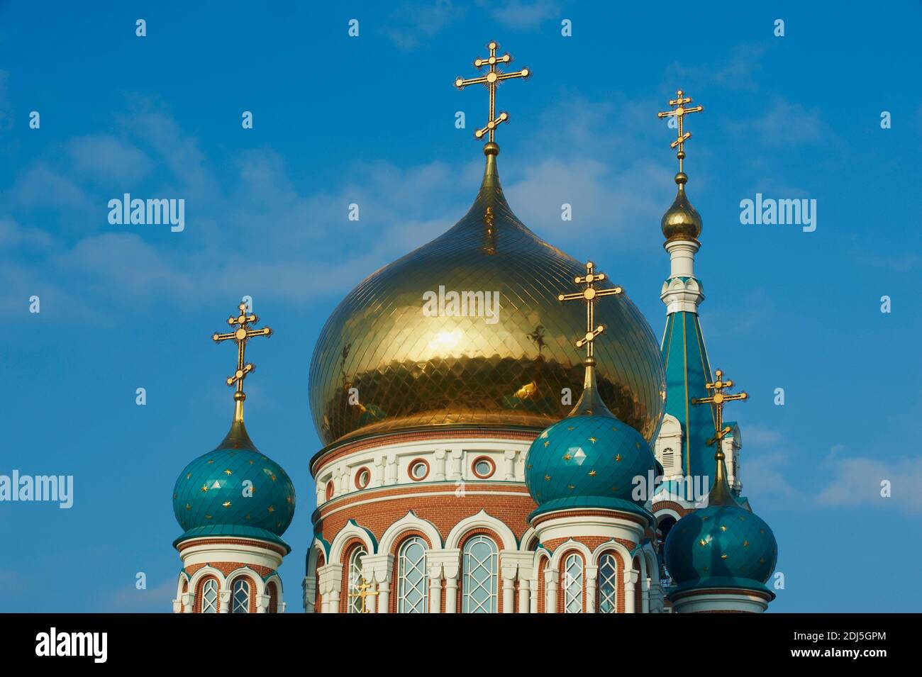 Omsk dormition cathedral hi-res stock photography and images - Alamy