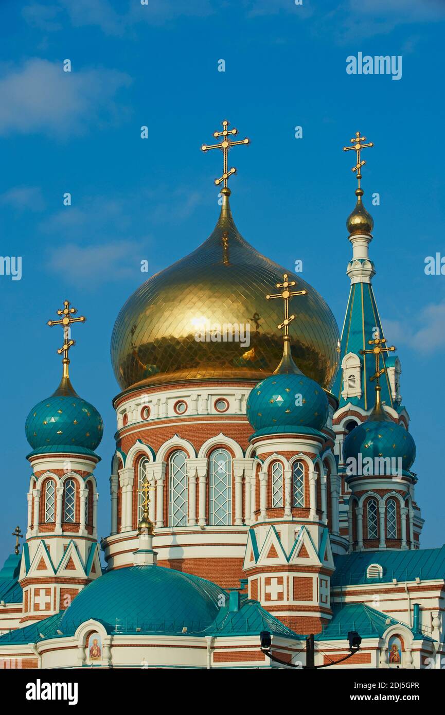 Omsk dormition cathedral hi-res stock photography and images - Alamy