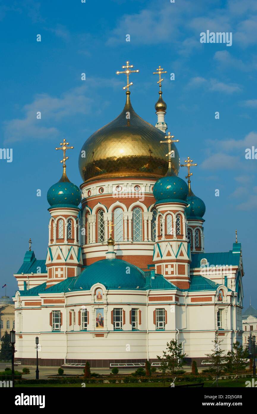 Omsk dormition cathedral hi-res stock photography and images - Alamy