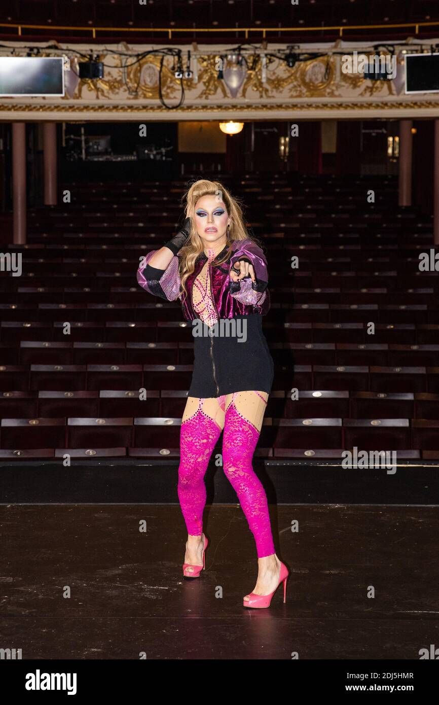Death Drop drag show photocall at the Garrick Theatre Featuring ...