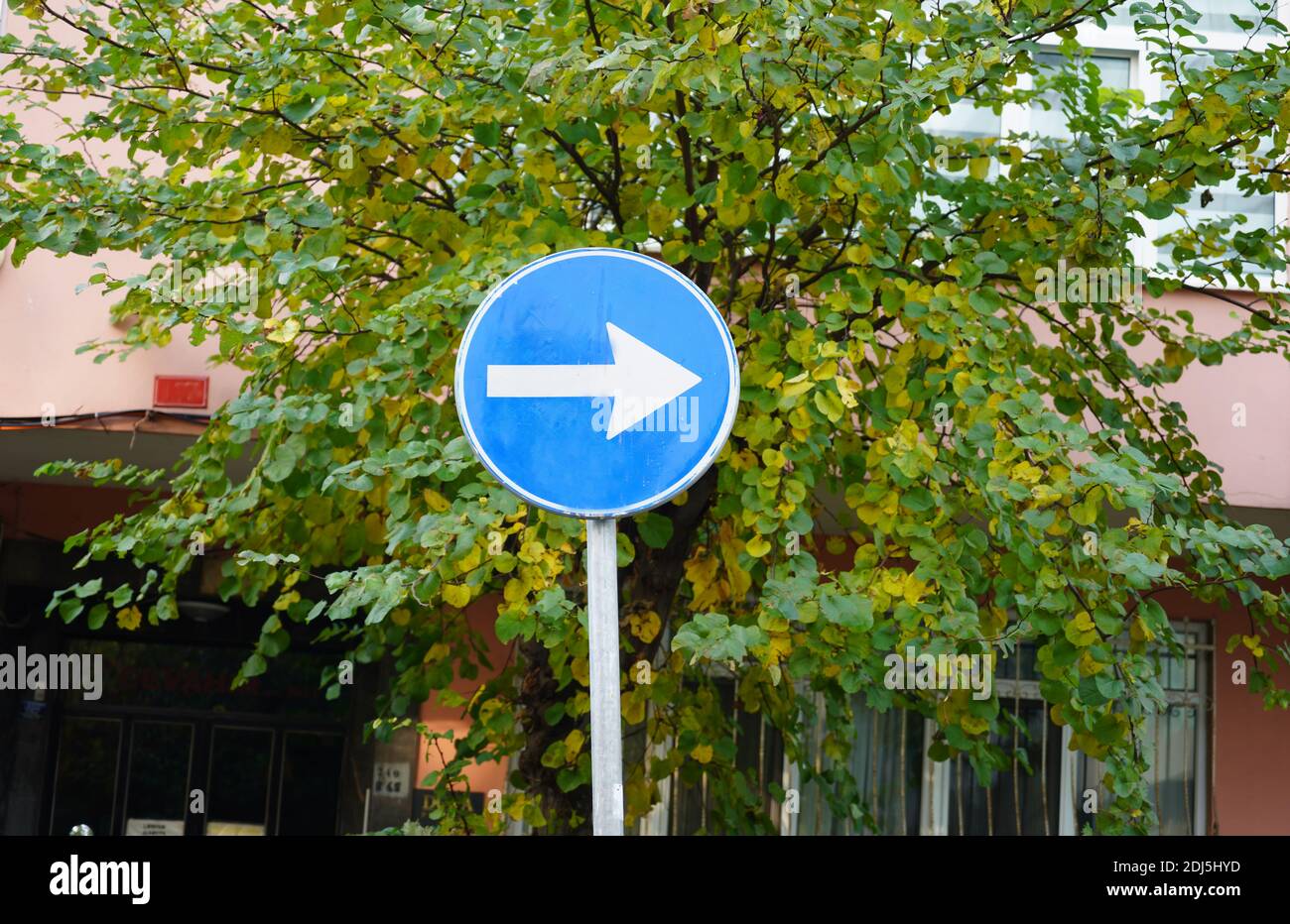 One direction only traffic sign hi-res stock photography and images - Alamy