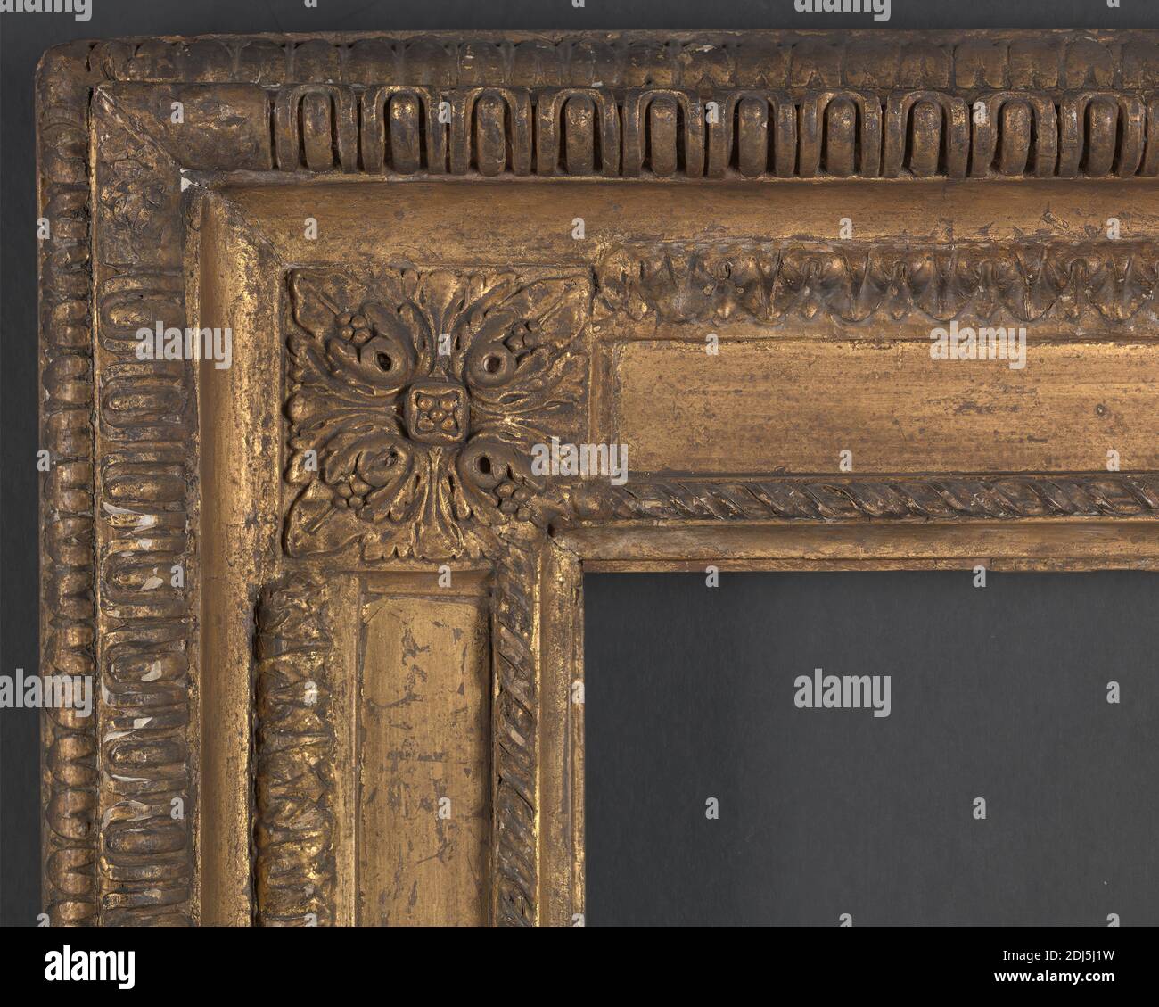 British, Neoclassical frame, Unknown framemaker, 2nd half of 18th century, Carved wood, later ...