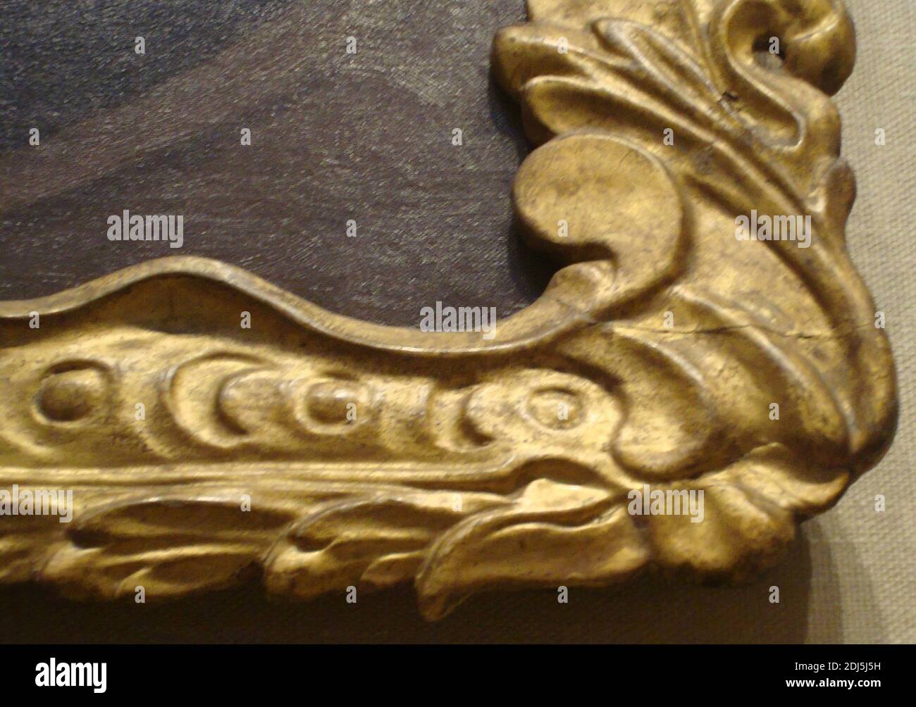 British, Auricular frame, Unknown framemaker, 2nd half of 17th century, Carved wood, water ...