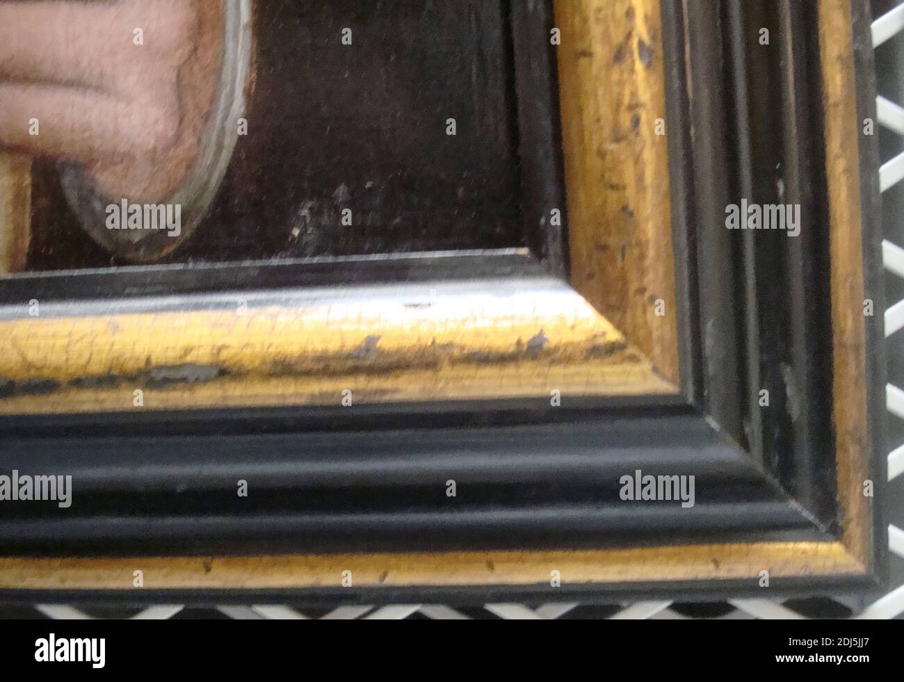 British architectural Baroque frame, Unknown framemaker, 20th century, Wood, parcel gilt and ...