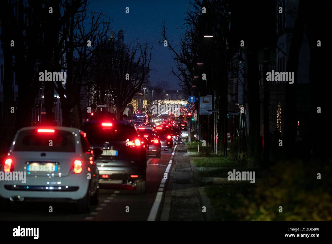 Bergamo, Italy. 13th Dec, 2020. Bergamo - Lombardy becomes the yellow ...
