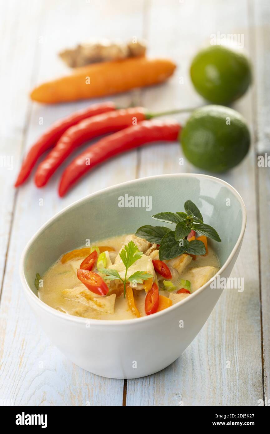 Tom Kha Gai Stock Photo - Alamy