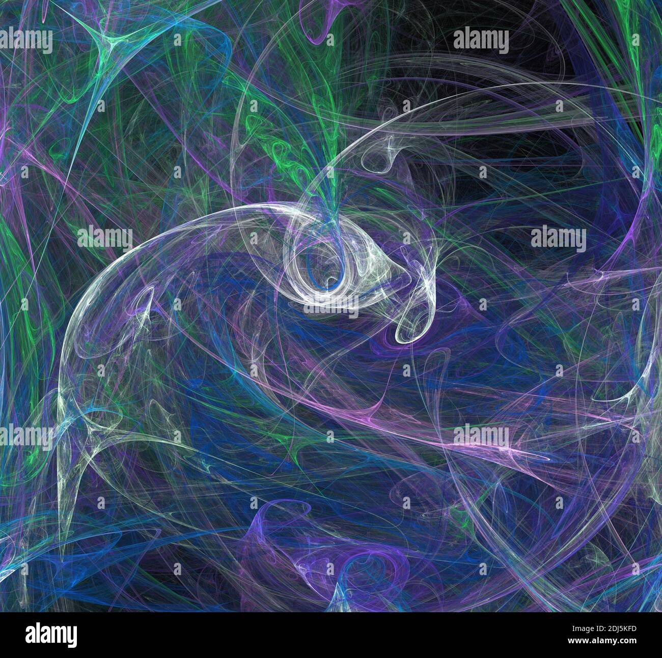 image of one Illustration of digital fractal Stock Photo - Alamy