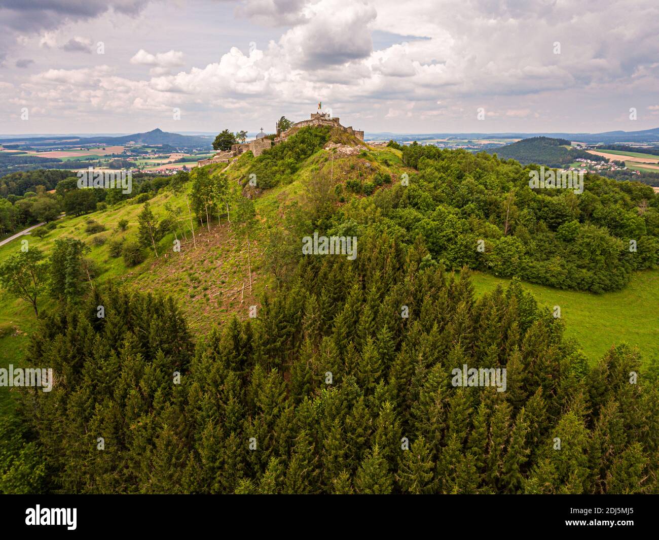 Reconstructed Waldeck-Castle in Kemnath-Waldeck, Germany Stock Photo ...