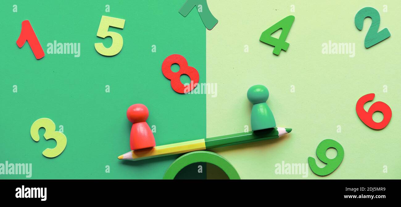 Learning numbers for kindergarten hi-res stock photography and images ...