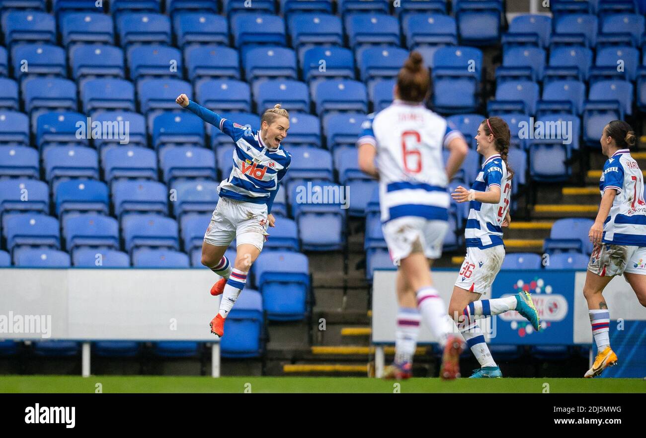 Reading, UK. 13th Dec, 2020. Jess Fishlock (on loan from OL Reign) of ...