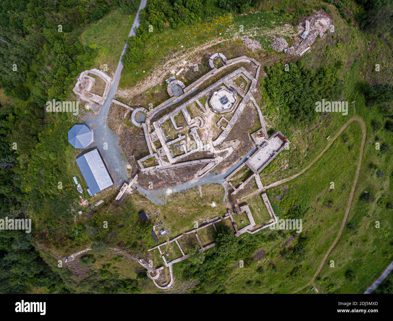 Reconstructed Waldeck-Castle in Kemnath-Waldeck, Germany Stock Photo ...