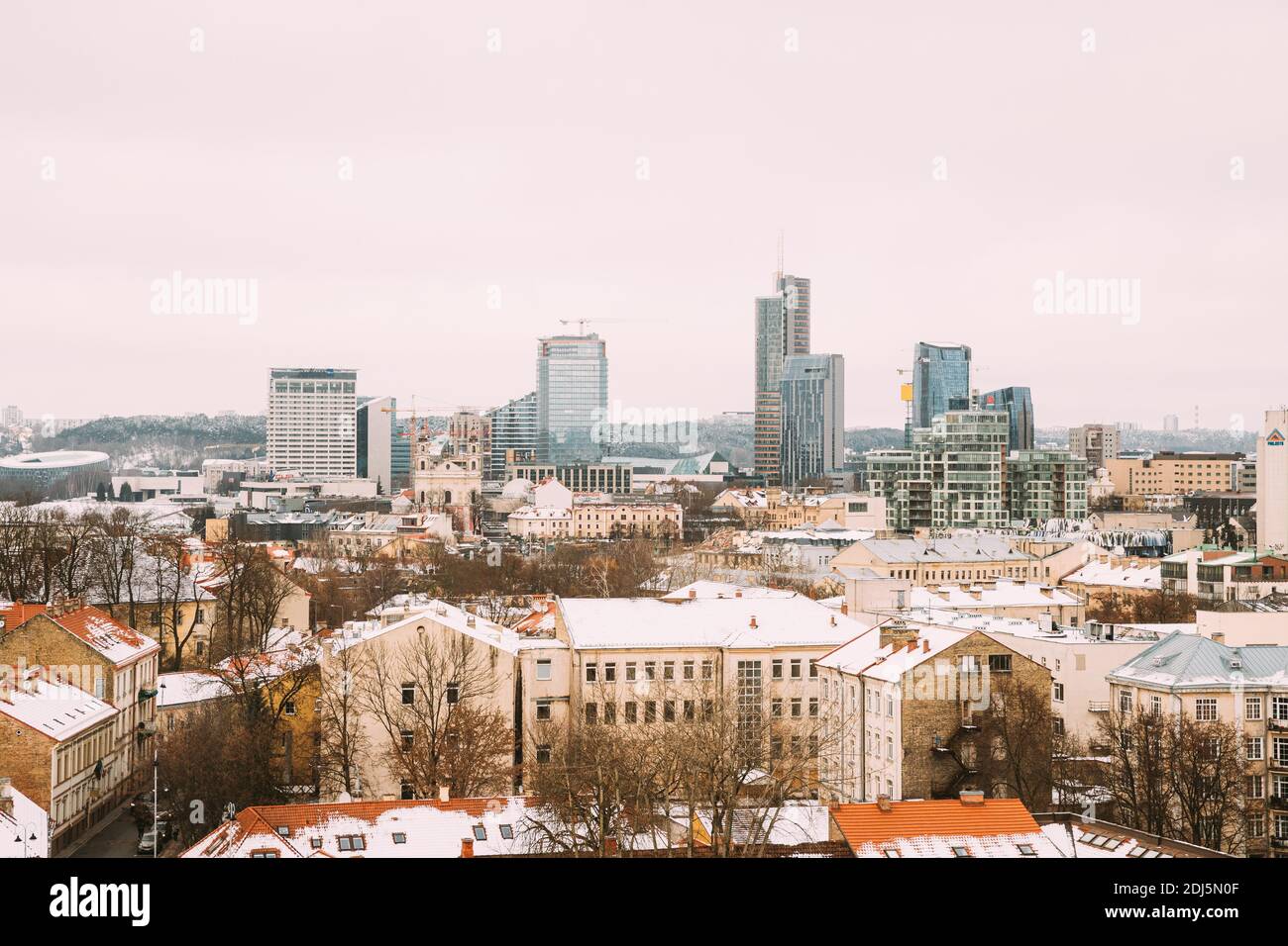 Lithuania vilnius elevated view hi-res stock photography and images - Alamy