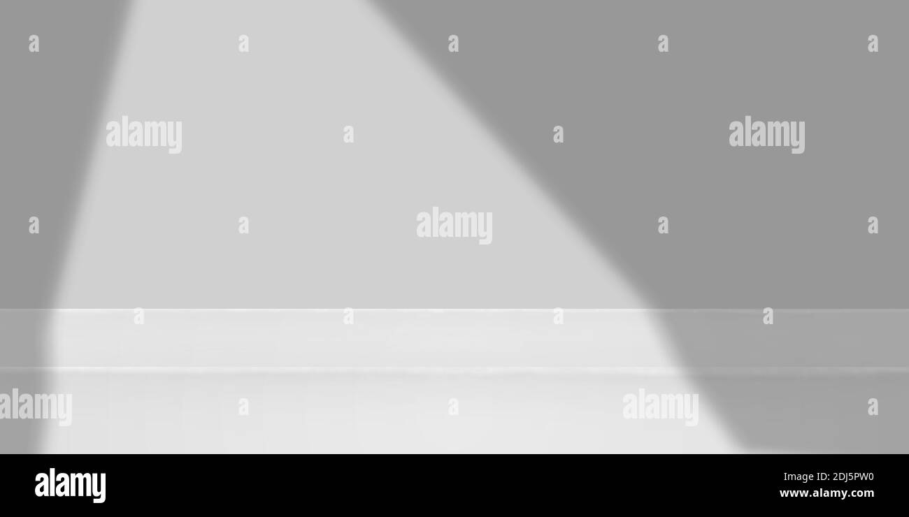 wall stage abstract 3d background, light and shadow scene template for ...