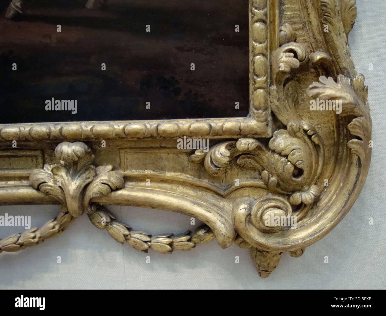 British, Rococo with fronton frame, Unknown framemaker, 3rd quarter of 18th century, Wood and ...