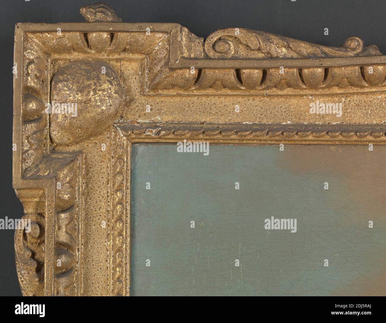 British, Palladian frame, Unknown framemaker, 2nd quarter of 18th century, Carved wood, later ...