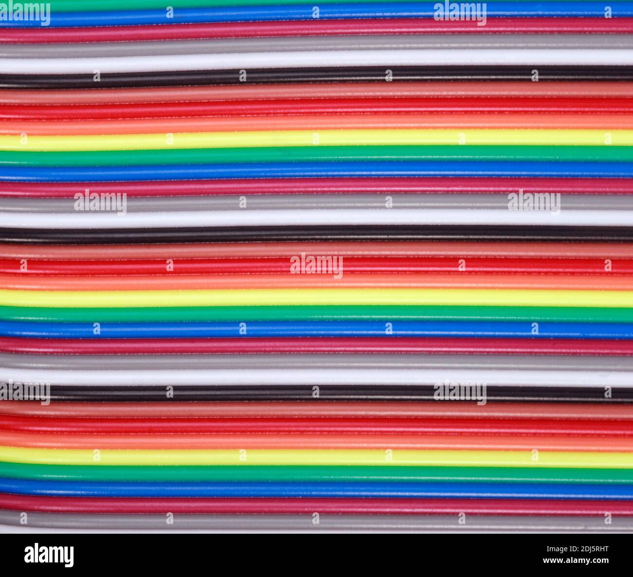 many wire ribbon cable Stock Photo - Alamy