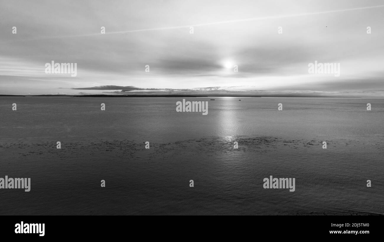 Pacific inlet Black and White Stock Photos & Images - Alamy