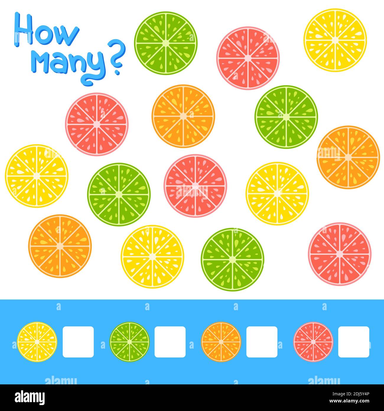 Counting game for preschool children for the development of ...