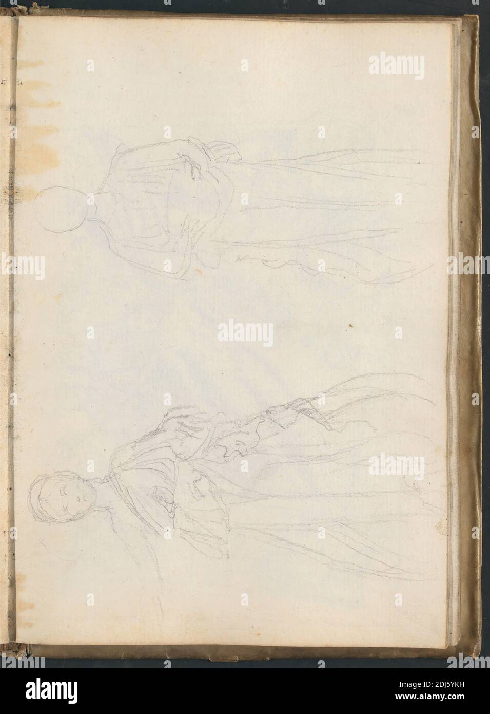 Two Studies of Female Victory Figures after Ancient Roman Sculpture ...