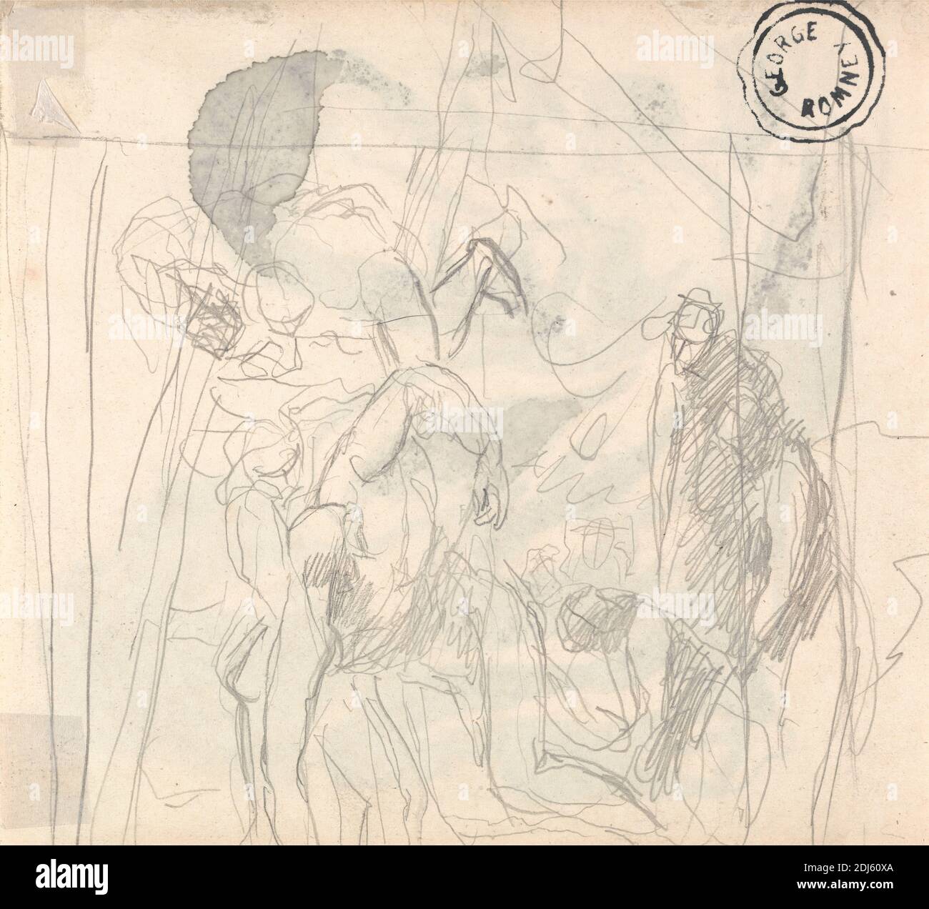 Possibly a Deposition, George Romney, 1734–1802, British, undated ...