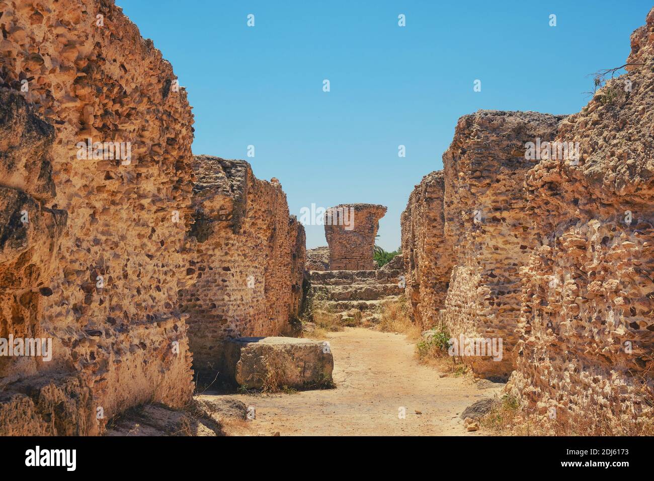 The ruins of the underground floor Anthony terms. Excavation of Thermae ...