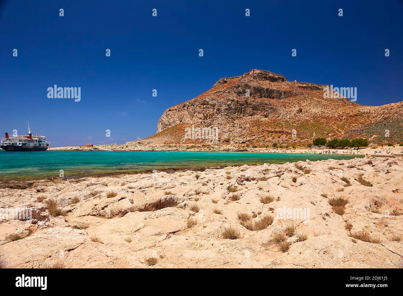 2019, JUNE, THE 4TH: - GREECE, THE CRETE ISLAND, GRAMVOUSA - The castle ...