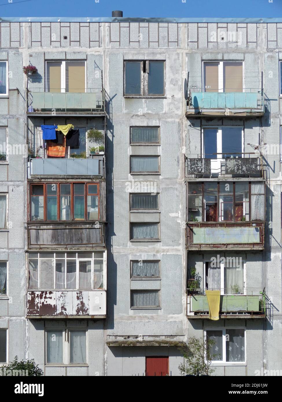 Block of flats balcony hi-res stock photography and images - Alamy