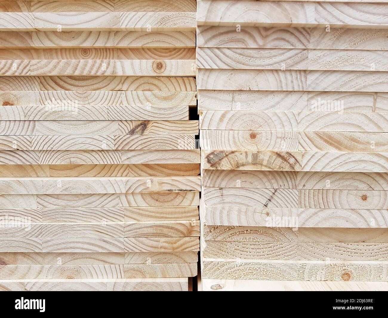 Wooden planks with interesting patterns. Material for construction and ...