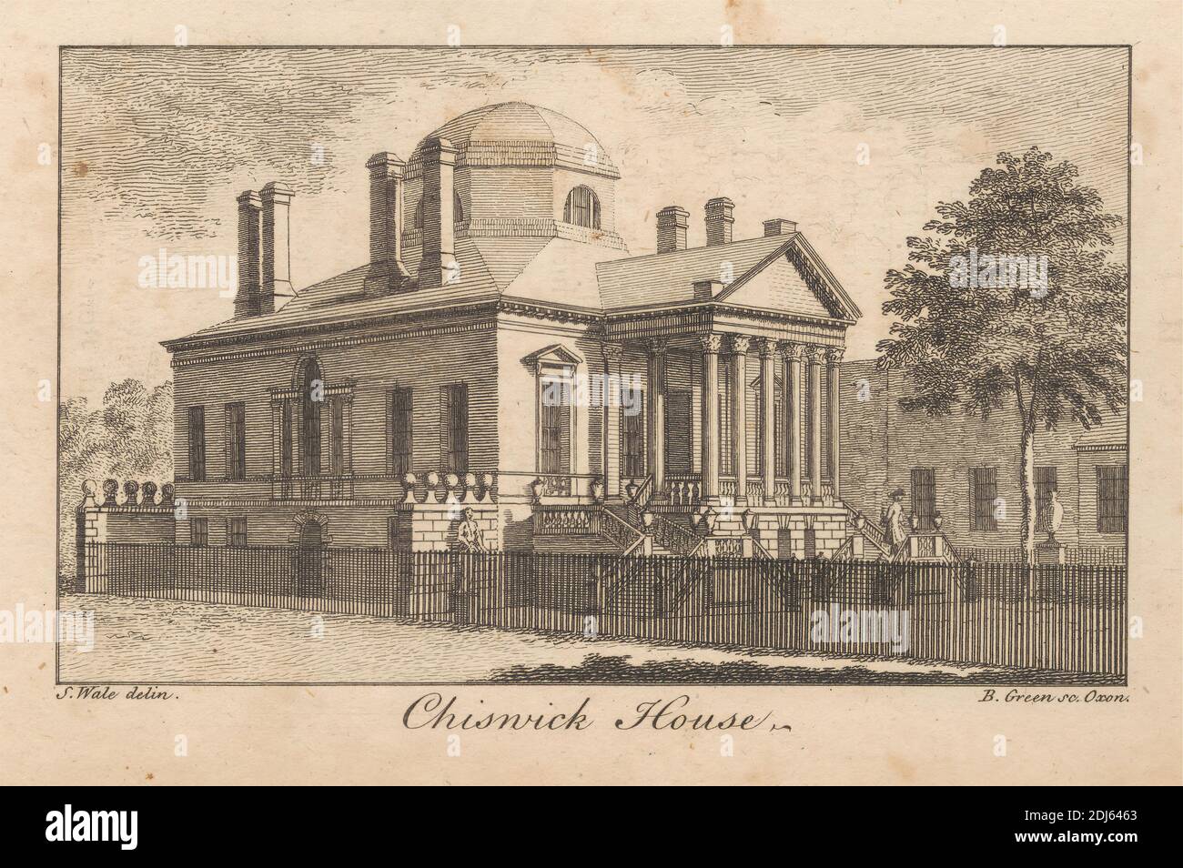 Chiswick House, Print made by Benjamin Green, ca. 1736–ca. 1800 ...