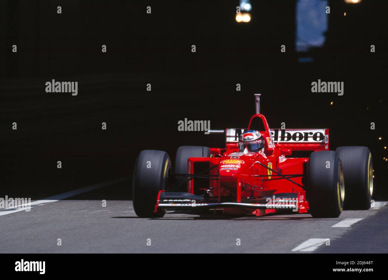 Michael Schumacher (D) Ferrari, GP Monaco 1997 Stock Photo - Alamy