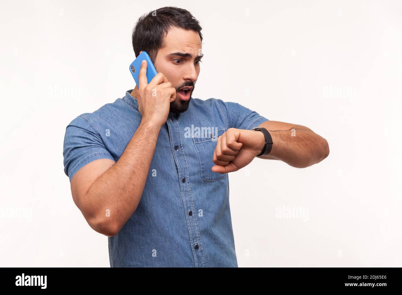 Impatient Person With Watch