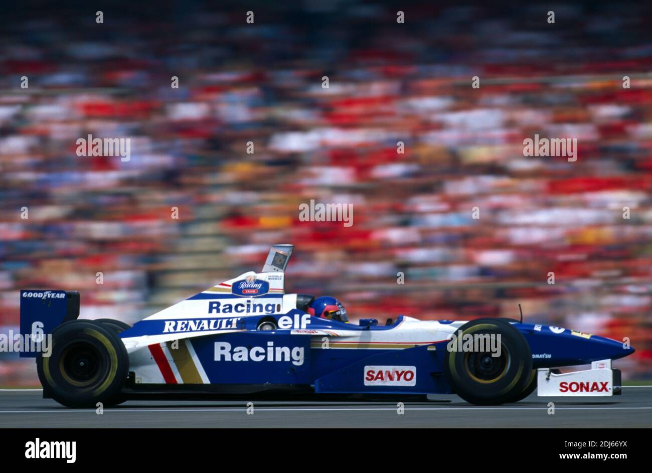 Jacques Villeneuve (CAN), Williams-Renault, German GP 1996, Hockeneim ...