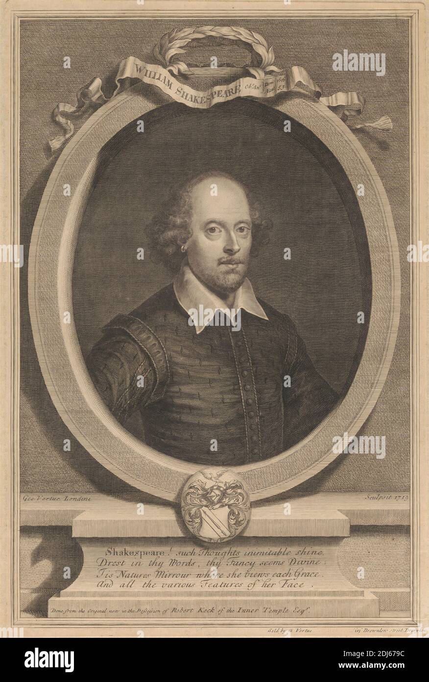 William shakespeare engraving hi-res stock photography and images - Alamy