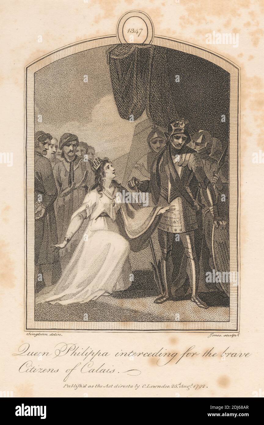 Queen philippa interceding hi-res stock photography and images - Alamy