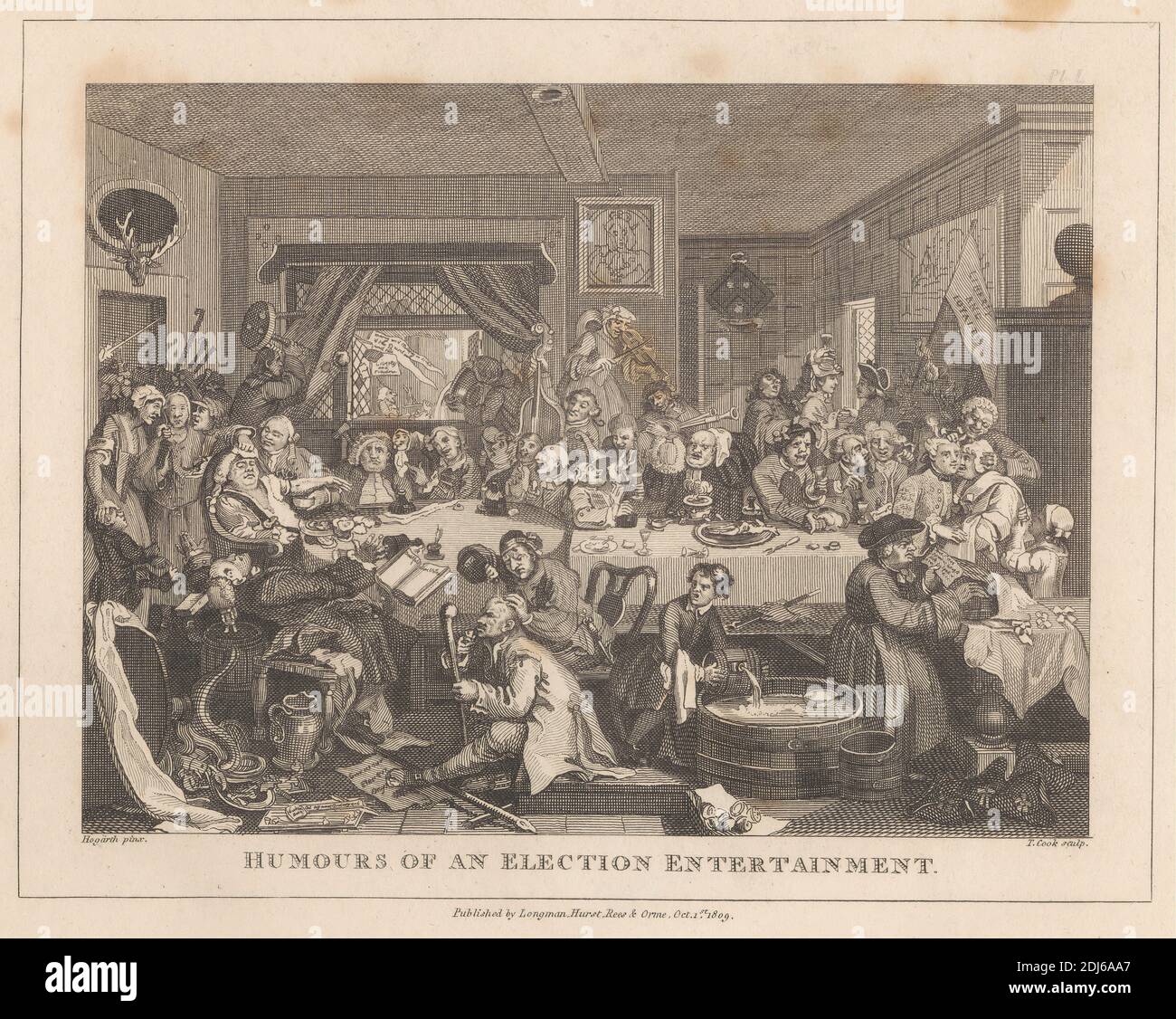 An election entertainment hogarth hi-res stock photography and images ...