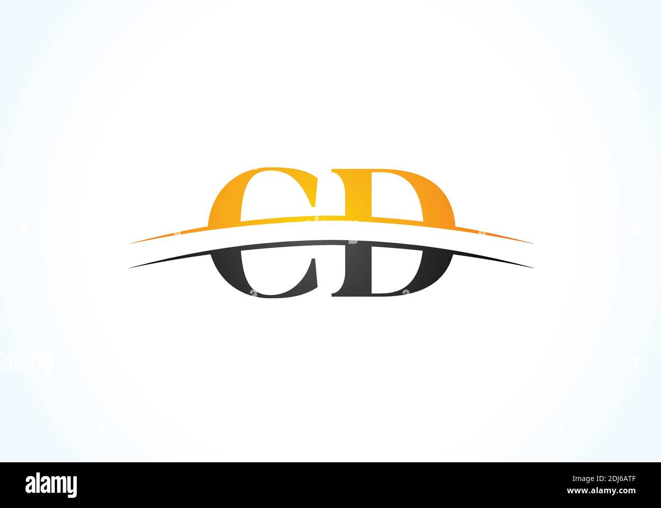 Initial Monogram Letter C D Logo Design Vector Template. Graphic ...