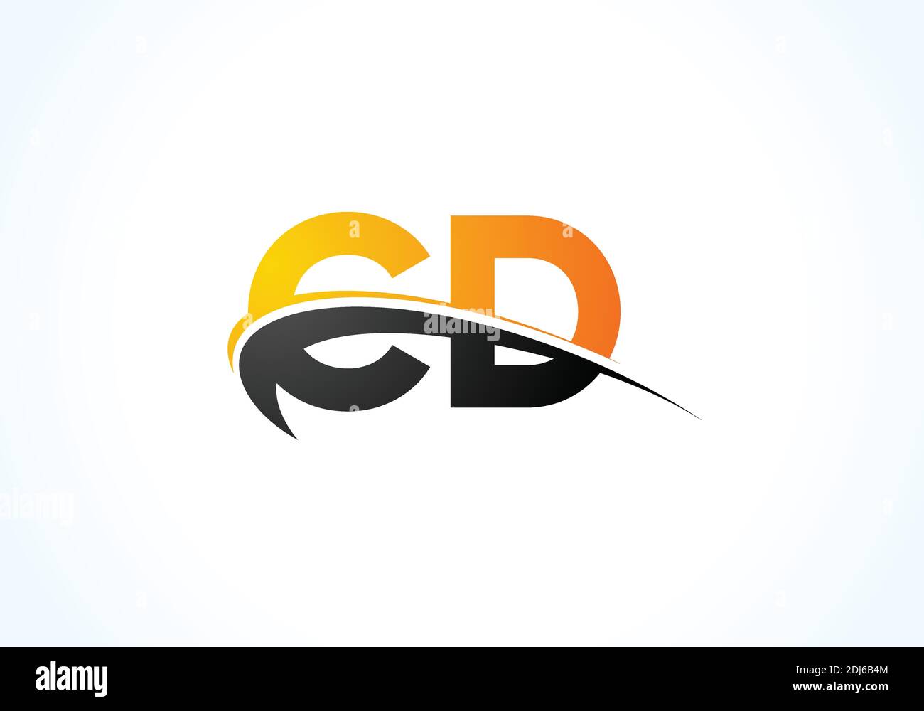 Initial Monogram Letter C D Logo Design Vector Template. Graphic ...