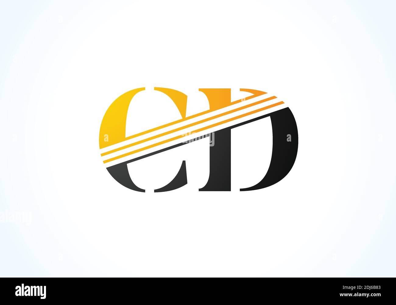 Initial Monogram Letter C D Logo Design Vector Template. Graphic ...