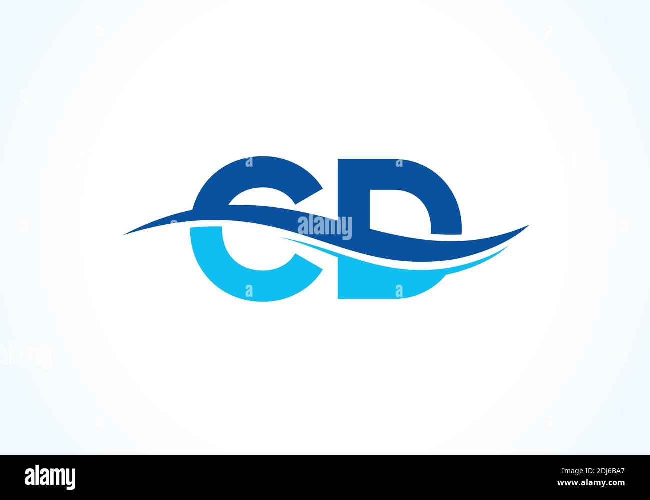 Initial Monogram Letter C D Logo Design Vector Template. Graphic ...