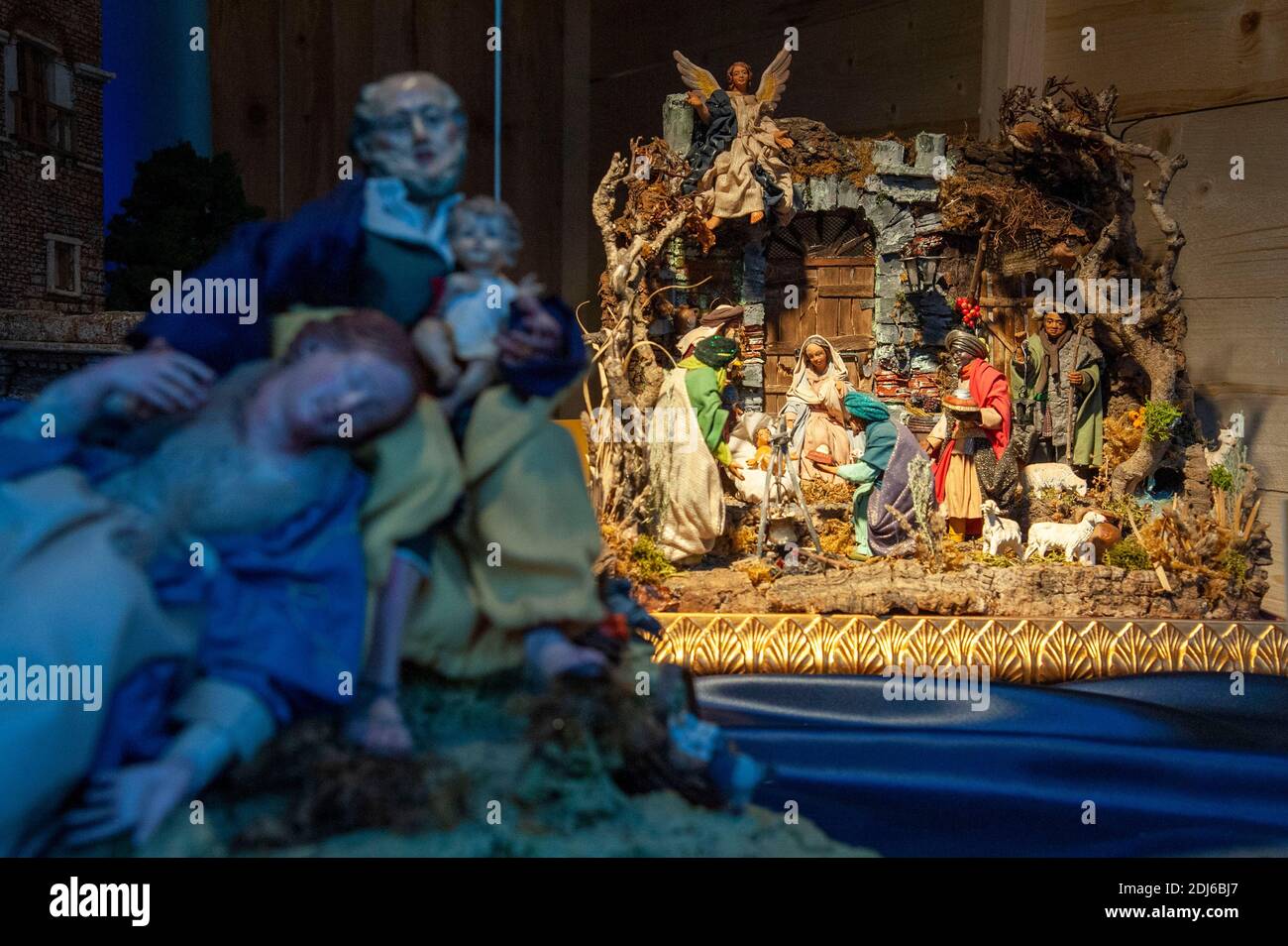 December 13, 2020 : Nativity scene at the inauguration of the 100 ...