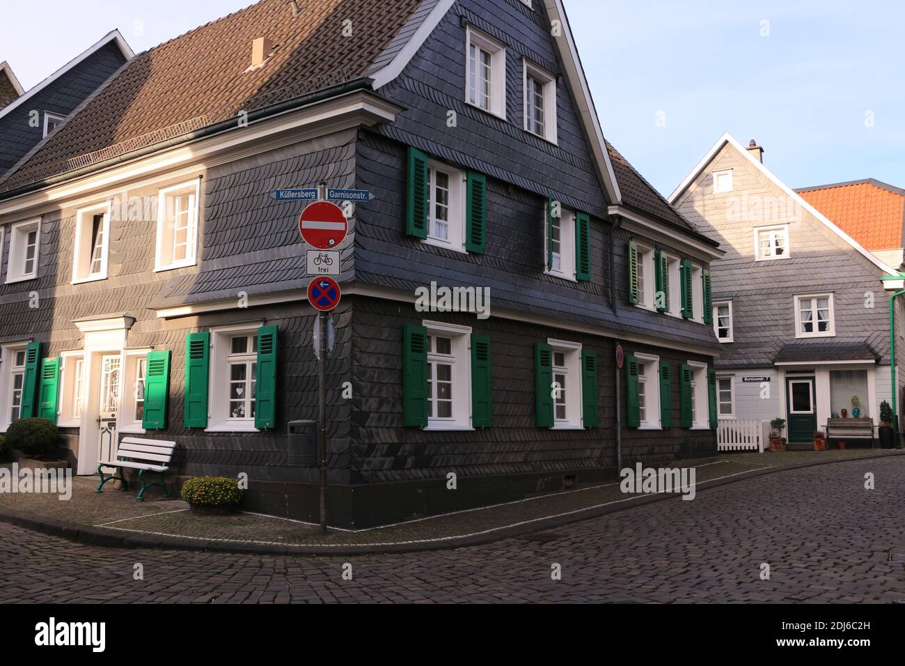 Impressionen aus der Historischen Altstadt von Gräfrath, einem ...