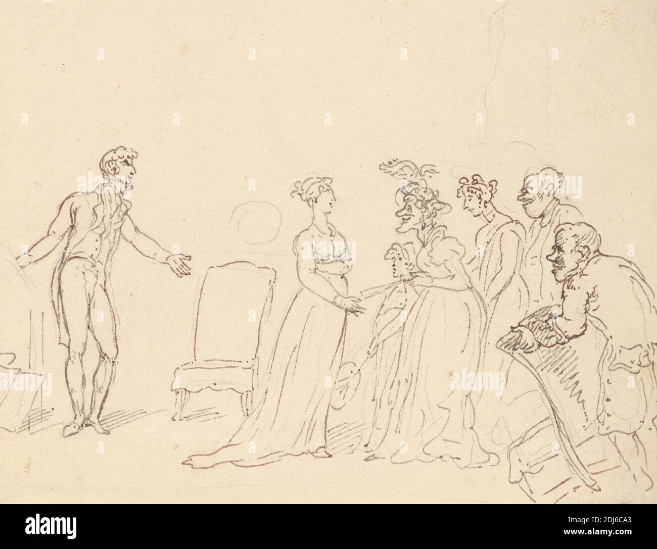 Thomas rowlandson drawing hi-res stock photography and images - Alamy